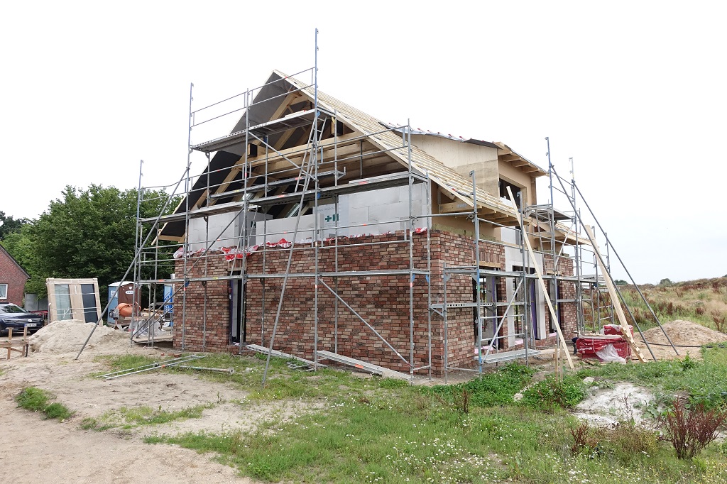 Obergeschoss und Dach – PE Massivhaus | Bautagebücher